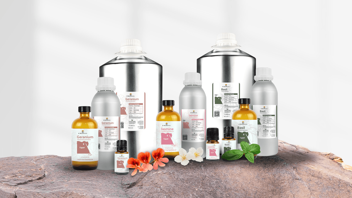 Geranium, Basil & Jasmine: Timeless Essential Oils from Fridal – Nature ...