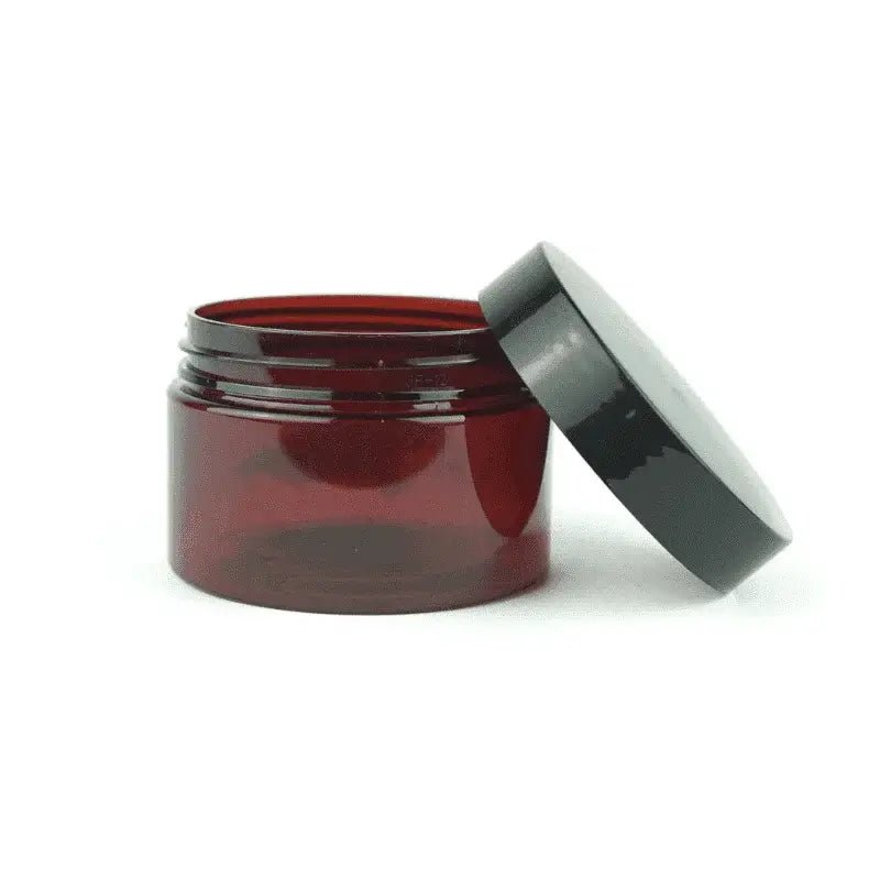 Amber Plastic Jars - 8 Oz – Nature Packaged