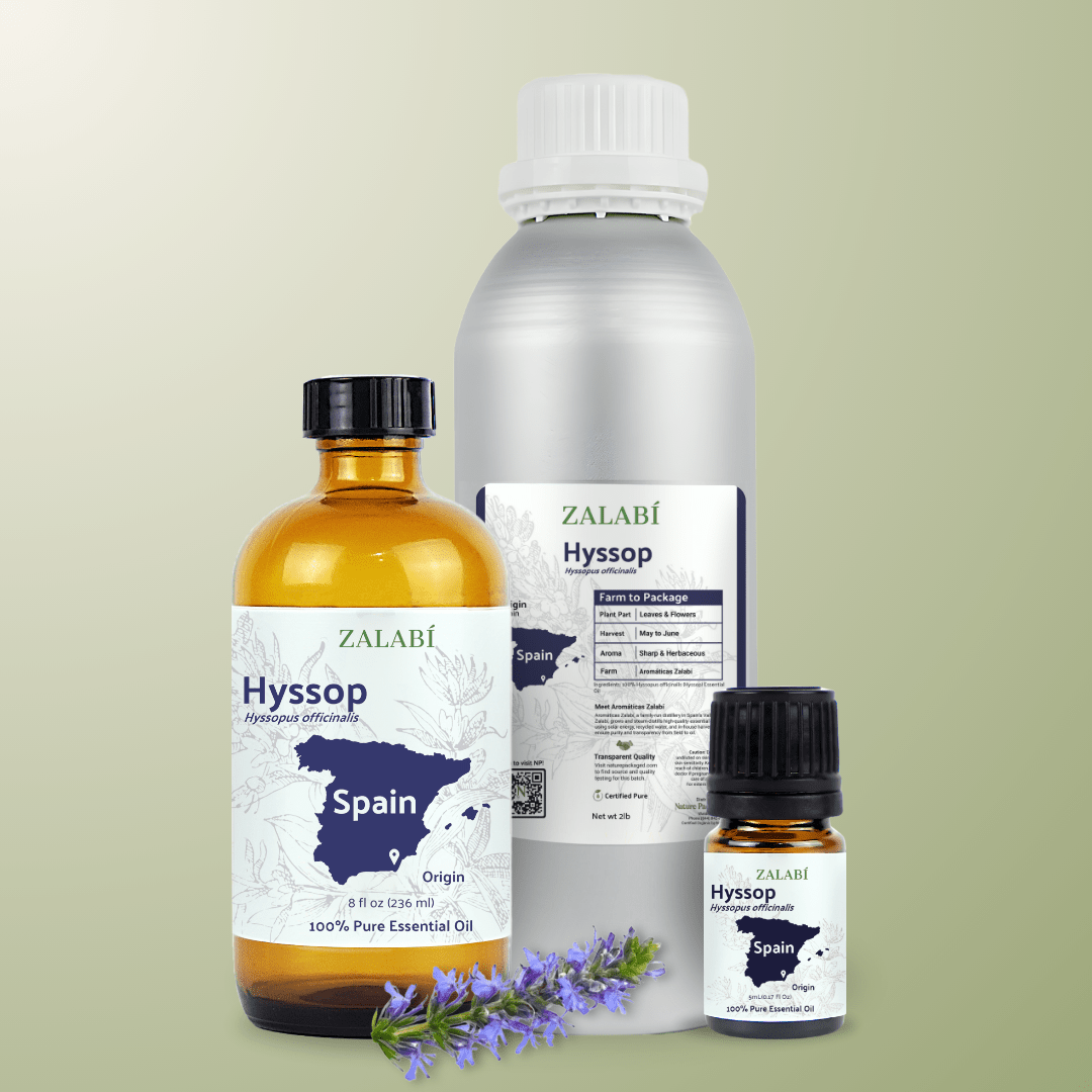 Hyssop Essential Oil - From Aromáticas Zalabí – Nature Packaged